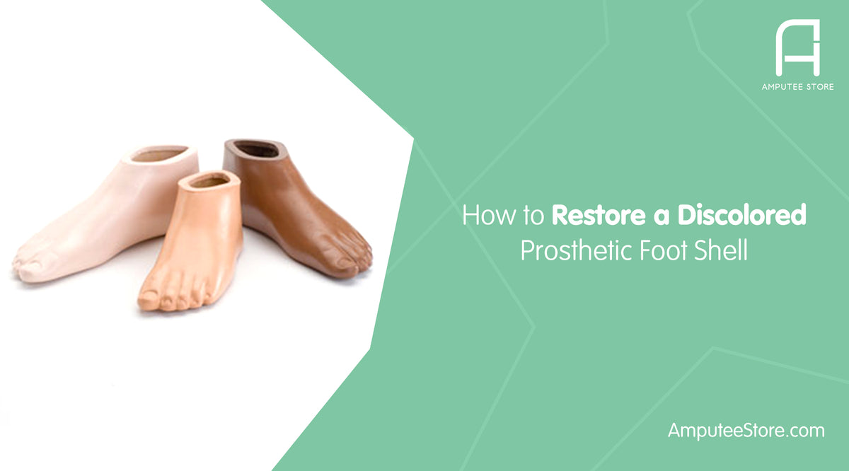 How to Restore a Discolored Prosthetic Foot Shell | Amputee Store