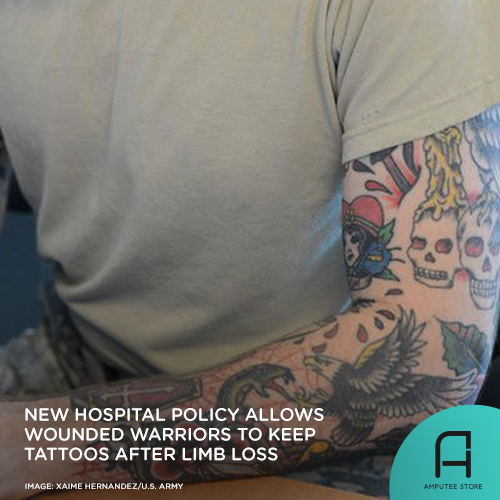 New Hospital Policy Allows Wounded Warriors to Keep Tattoos After Limb ...