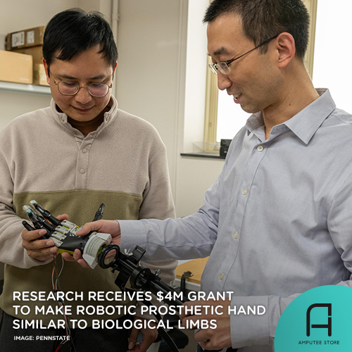 Research Receives $4M Grant for Intuitive Robotic Hand | Amputee Store