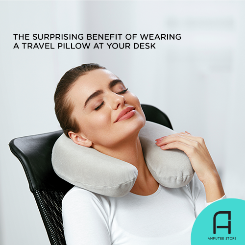 The Surprising Benefit of Wearing a Travel Pillow at Your Desk ...
